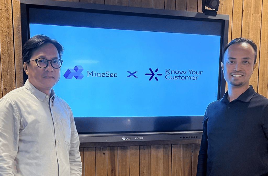 Know Your Customer and MineSec Announce Key Partnership